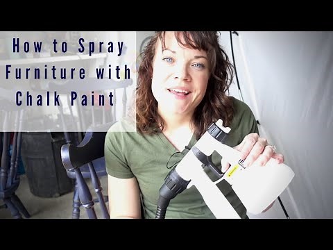 How to Spray Furniture with Chalk Paint