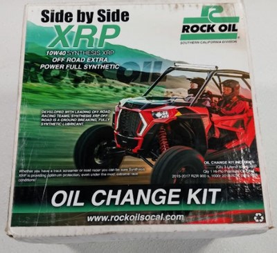 Rock Oil Polaris XRP 10w-40 Full Synthetic Oil Change Kit RKO-2540086 | eBay
