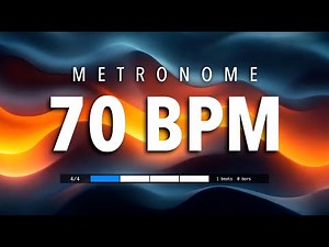 70 BPM Rhythm Trainer 🎼 | Visual Loop with Steady Beat – TickRite