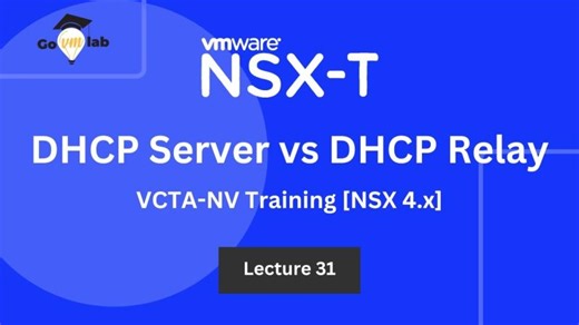 VMware NSX 4.x Training | Lecture No. 31| NSX DHCP Service Explained | DHCP Server vs DHCP Relay | Priya - GoVMlab