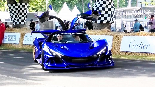 $3 Million Apollo Intensa Emozione with Accelerations, Revs and Startup
