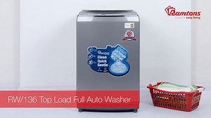 With the RW/136's 8 Programs that are custom-made for all-round washing, you will never have to worry about picking half-cleaned laundry from your washing machine. Available now - https://bit.ly/3mOkYjD | MyRamtons