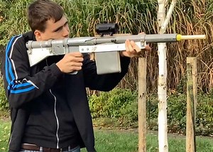 DIY Shell-Ejecting Nerf .50 Cal