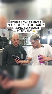 Robbie Lawler Looks Terrifyingly Uncomfortable With N3on ⚠️(Awkward Interview)