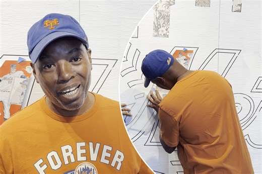 Visual artist Cey Adams puts his own spin on Mets logo