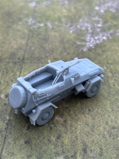 WW2 German Sdkfz 247 (4 Rad) Resin 3D Printed Model - Etsy