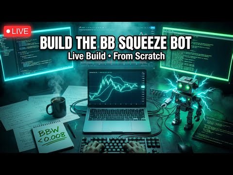 Coding a BB Squeeze Options Bot LIVE (Paper Trading + Backtests)