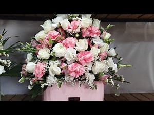 How to make a Beautiful Flower Bouquet in a Box – A Creative Gift Idea
