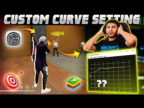 Custom Curve Best Headshot Settings for Free Fire | Custom Curve Bluestacks 5 Setting