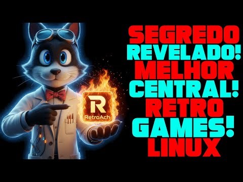 RETROARCH LINUX! A MELHOR CENTRAL! RETRO GAMES CLÁSSICOS!