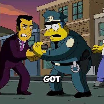 Homer and Chief Wiggum Become BEST FRIENDS (Wiggum Gets SHOT Saving Him) 👮😱