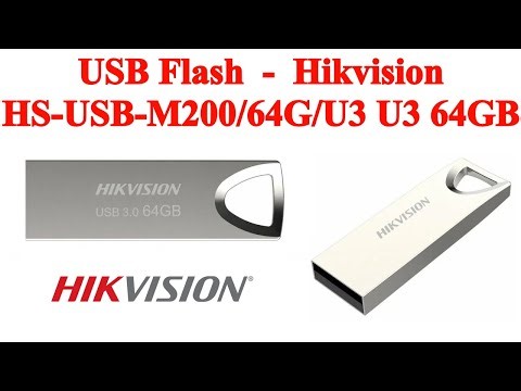 USB Flash - Hikvision HS-USB-M200 64G U3 USB3.0 64GB - распаковка и обзор и подключение и тест
