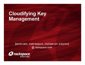 Cloudifying Key Management