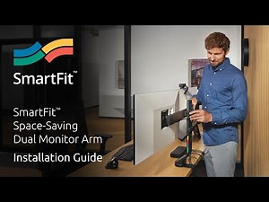 How to Install Kensington SmartFit™ Space-Saving Dual Monitor Arm | Video Guide