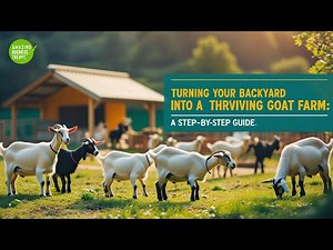 Turning Your Backyard into a Thriving Goat Farm: A Step-by-Step Guide