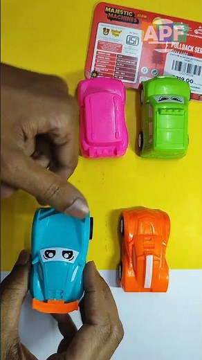 Unboxing 4 Colorful Pull Back Cars 🚘 | Kids Racing Toy | Super Fast Car Toys