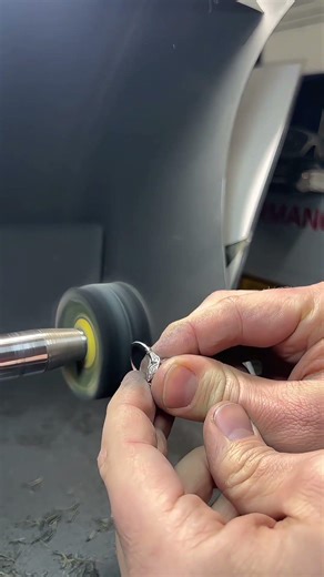 A little TLC for this antique ruby stunner. 🛠️✨