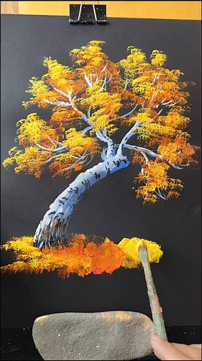 57K views · 1.4K reactions | How to draw birch tree easy #draw | Nguyễn Văn Hoà Art | Facebook