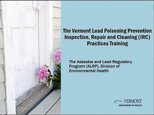 Inspection, Repair and Cleaning (IRC) Practices Training