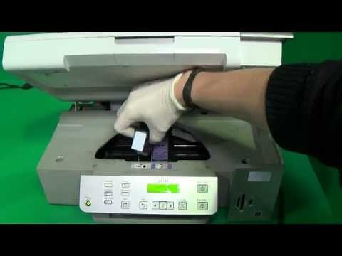 Lexmark ink cartridges with print-head, not recognized, missing, damage, chip problem, incorrect