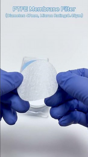 Hydrophilic & Hydrophobic PTFE Membrane Filter #hawach #science #machine #ptfe