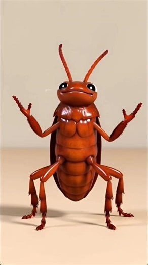 Funny Dancing Cockroach | Cute Cockroach Dance Video 🪳💃 | Viral Insect Dance#shortvideo