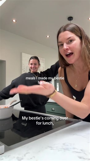 on the menu: creamy roasted tomato soup with extra protein hacks #bestfriend #mealsimadethisweek #lunchidea #substantialsoup #soup