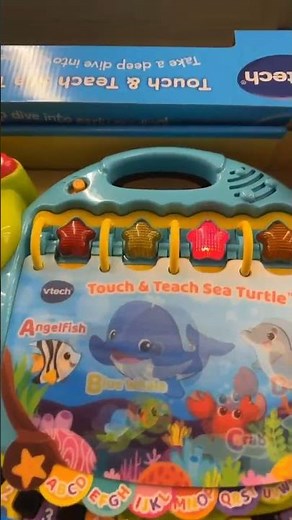 Touch & teach seafood turtle # vtech # fun to learn # satisfying 💫