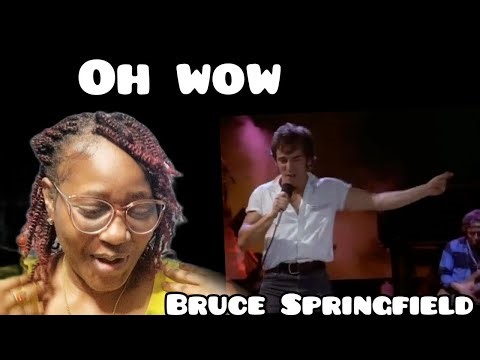 My First Time Reaction To "Bruce Springsteen" Dancing In The Dark / REACTION