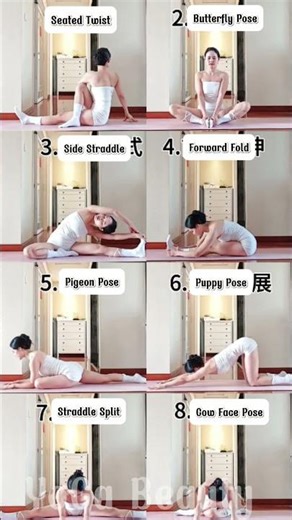 The Ultimate 8-Step Yoga Routine for Flexibility 🧘‍♀️ #motivation