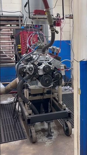 Chevy 604 crate Engine on the Dyno#automobile #racing
