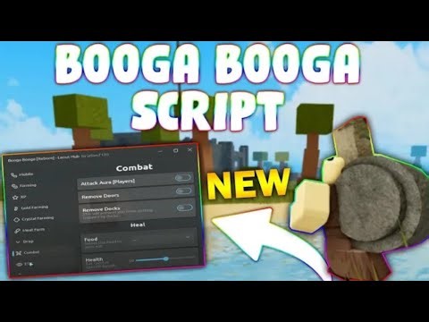 *NEW* Booga Booga Script (PASTEBIN 2025) ( ESP, AUTO HIT, XP FARM , KILL AURA )