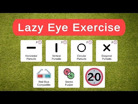 Lazy Eye Exercise #2 - Smooth Pursuits (w/ 3D Glasses)