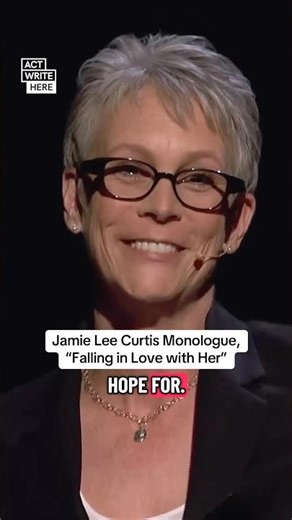 Jamie Lee Curtis “Falling in Love with Her” Monologue #acting #theater #play