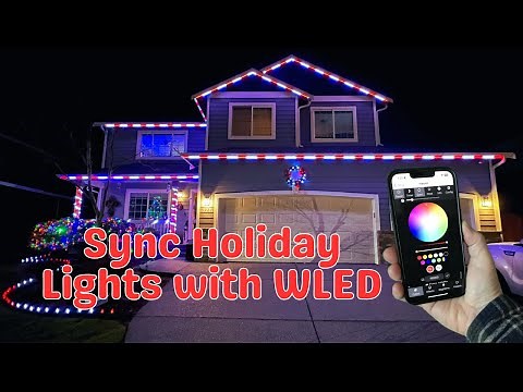 How to sync your Christmas holiday lights using WLED