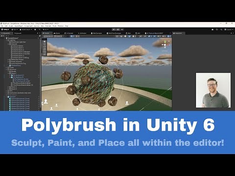 Unity 6 Polybrush Tutorial — Sculpt, Paint, and Build INSIDE Unity!