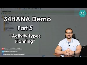 Manufactured Products Costing Demo Part 5: Activity Type Price and Quantity Planning