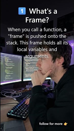 your function's secret memory space: the call stack