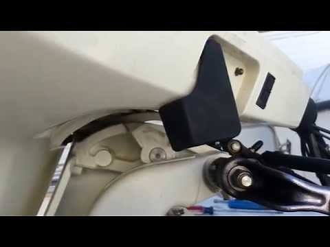 How to temporarily fix an Evinrude E-Tec power trim problem