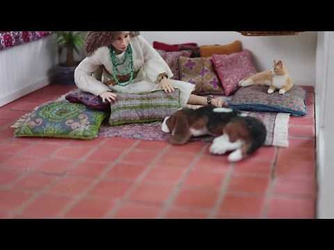 1:12 Scale Miniature Terracotta Flooring - Self-spacing Dollhouse Tiles