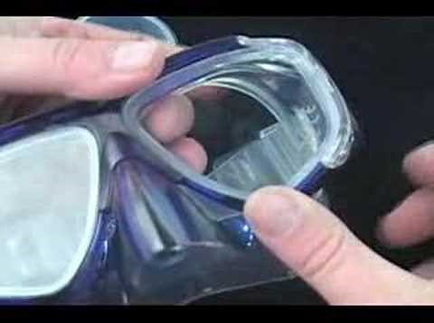 Scuba Mask Prescription Lenses - Install lenses in Dive Mask