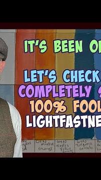 It's Been One Year! Let's Check On My Completely Scientific 100% Foolproof Lightfastness Test!
