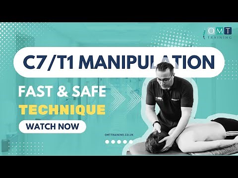 How to Perform C7/T1 Spinal Manipulation | Cervico-Thoracic Junction Adjustment
