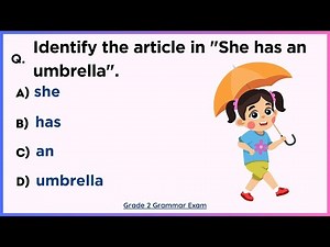 Test Your English: Grade 2 Grammar Exam | 30 Fun Questions! English Vocabulary Test for School Kids