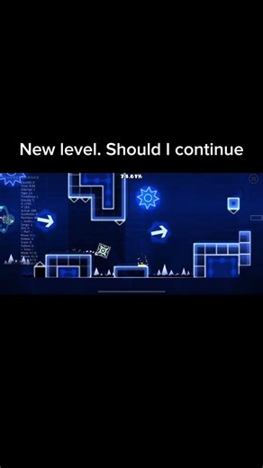 New 1.9 level. Should I continue #geometrydash #gdupdate #gdcreator #gd #gaming
