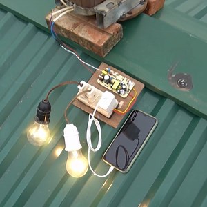 35K views · 291 reactions | I Made a Powerful Wind Turbine Generator from a Washing Machine Motor | Diy Garden World | Facebook