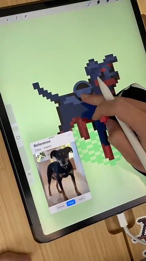 Maeve loves to bark so of course I had to animate her barking! I know I have drawn cats on here before and many of y’all are cat people… and I do love cats, don’t get me wrong! But I think at my heart I might be a bit of a dog person 🐾 I experimented a lot making this sprite (should I upload a different vid with my experimentation?) and for a while I wasn’t sure if it would turn out the way I wanted… but in the end, I’m sooo happy with the result! I also had a lot of fun making this, it’s makin