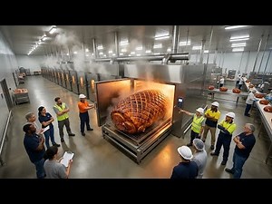 Inside the Honey Glazed Ham Factory: How Pork Legs Are Turned Into Sweet, Smoked Holiday Ham