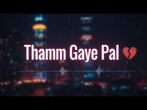 Thamm Gaye Pal 💔 | Punjabi Sad Lo-Fi Song | Rang-e-Music