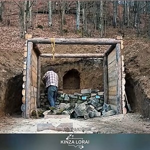 1M views · 4.1K reactions | Part 1 - Built a bushcraft log cabin in the wild forest #building #bushcraft #camping #survival | Kinza lorai | Facebook